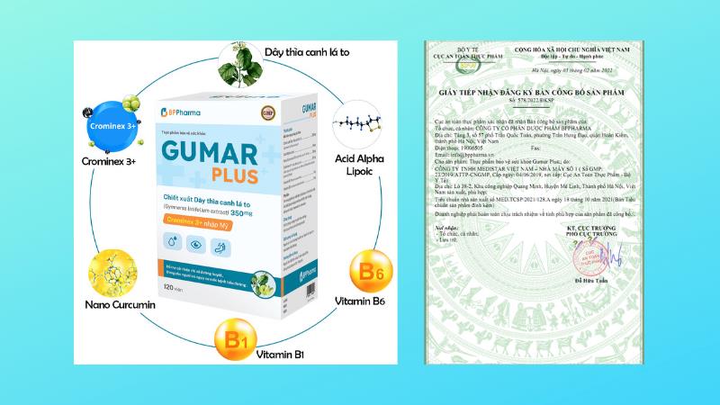 GUMAR PLUS - Giải pháp đột phá cho người tiểu đường | Pharmart.vn