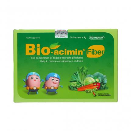 Bio-acimin Fiber - Bổ sung lợi khuẩn và chất xơ - Pharmart.vn