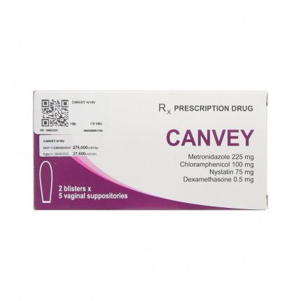 Canvey - Viên đặt âm đạo điều trị nhiễm khuẩn - Pharmart.vn