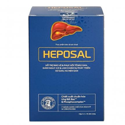 Giải độc gan Heposal - Phục hồi và bảo vệ tế bào gan - Pharmart.vn