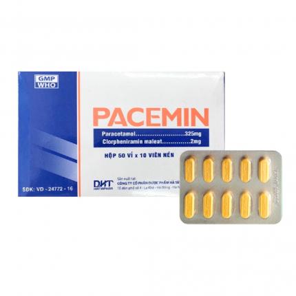 Pacemin 325mg - Hạ sốt, giảm đau nhẹ, điều trị triệu chứng hắt hơi, sổ ...