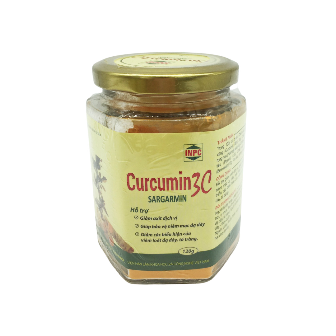 Tinh chất nghệ Curcumin 3C - Giảm biểu hiện của viêm loét dạ dày, tá ...