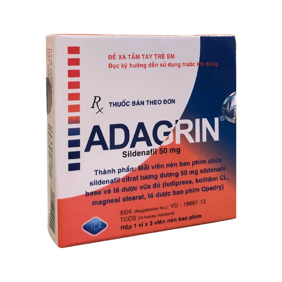Thuốc Adagrin-điều trị loạn cương dương - Pharmart.vn