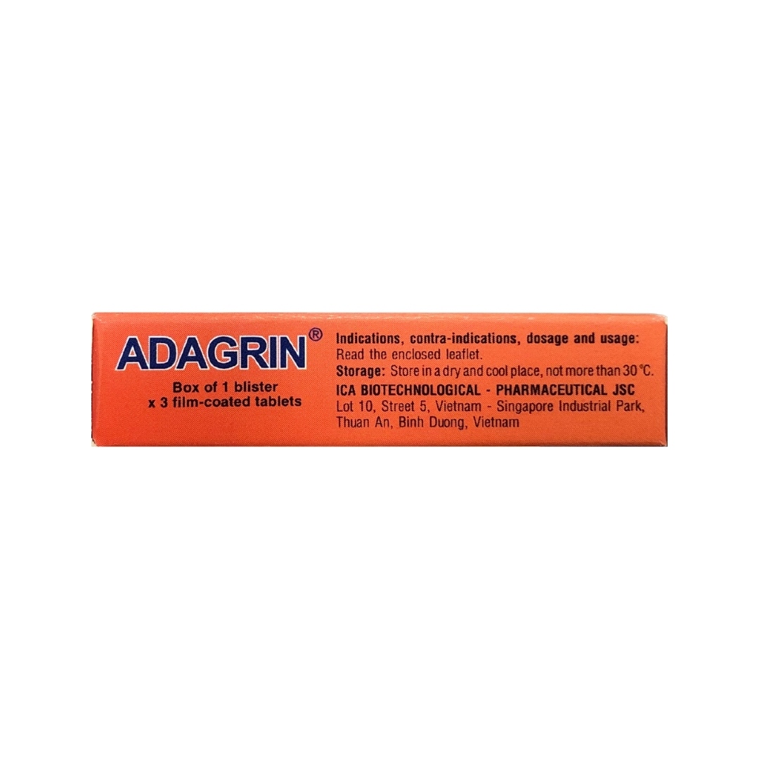 Thuốc Adagrin (50mg) - Điều trị rối loạn cương dương - Pharmart.vn