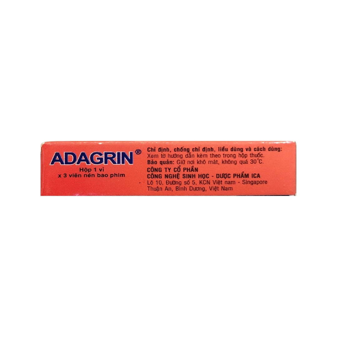 Thuốc Adagrin (50mg) - Điều trị rối loạn cương dương - Pharmart.vn