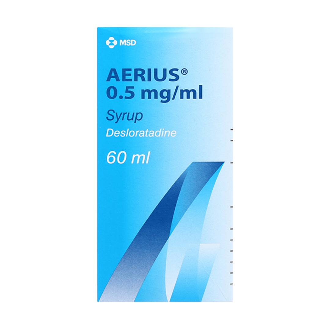 Aerius 0.5 mg/ml - Điều trị viêm mũi dị ứng, mề đay - Pharmart.vn