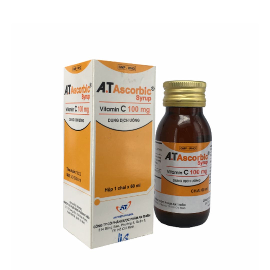 Thuốc Siro A.T Ascorbic - Bổ sung Vitamin C - Pharmart.vn