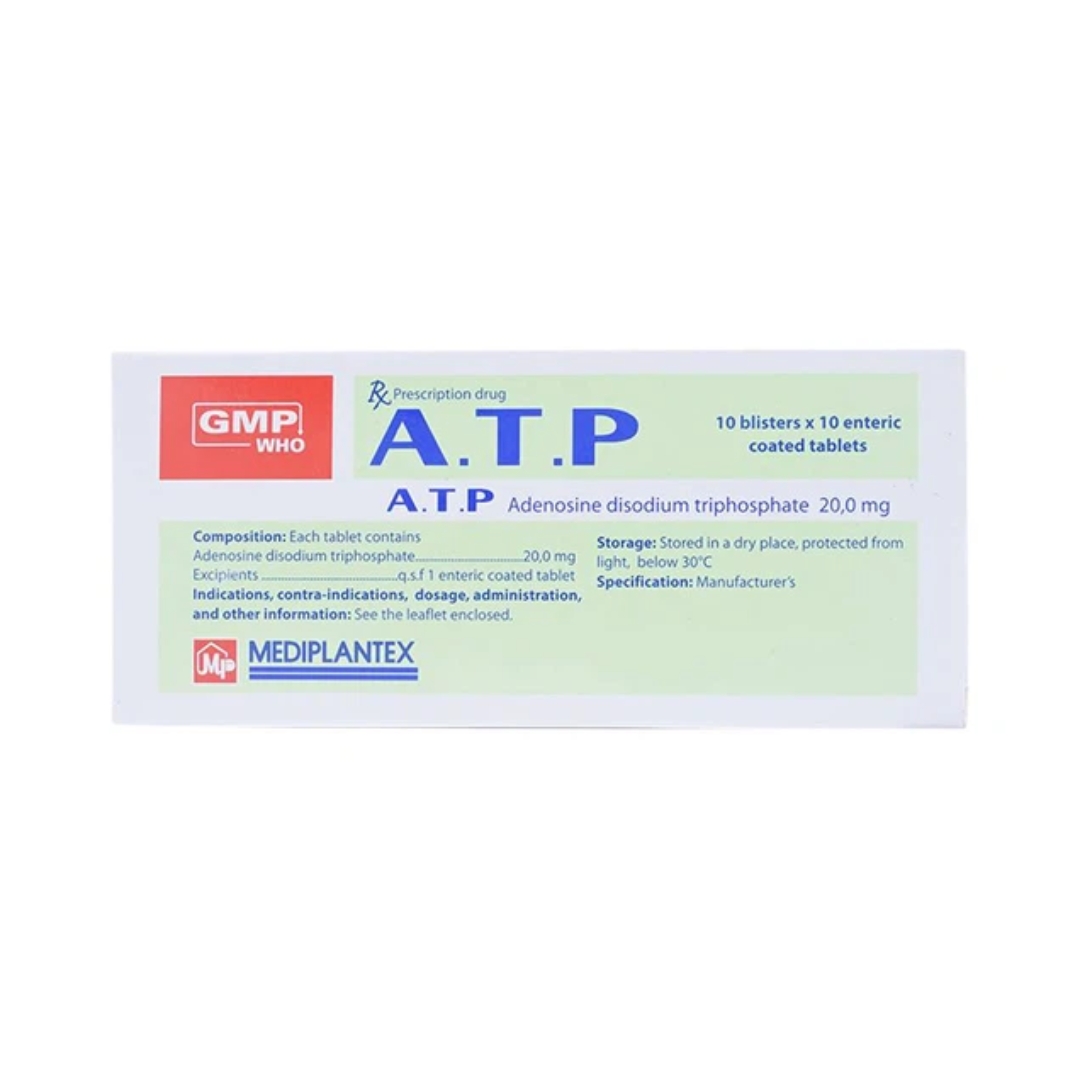 Thuốc ATP 20mg - Điều trị suy tim, xuất huyết - Pharmart.vn