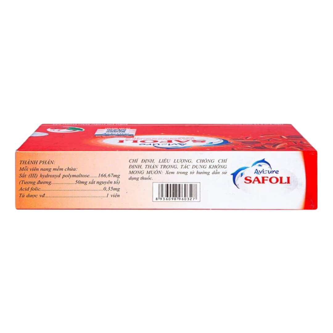 Avisure Safoli - Bổ sung sắt & acid folic cho bà bầu - Pharmart.vn
