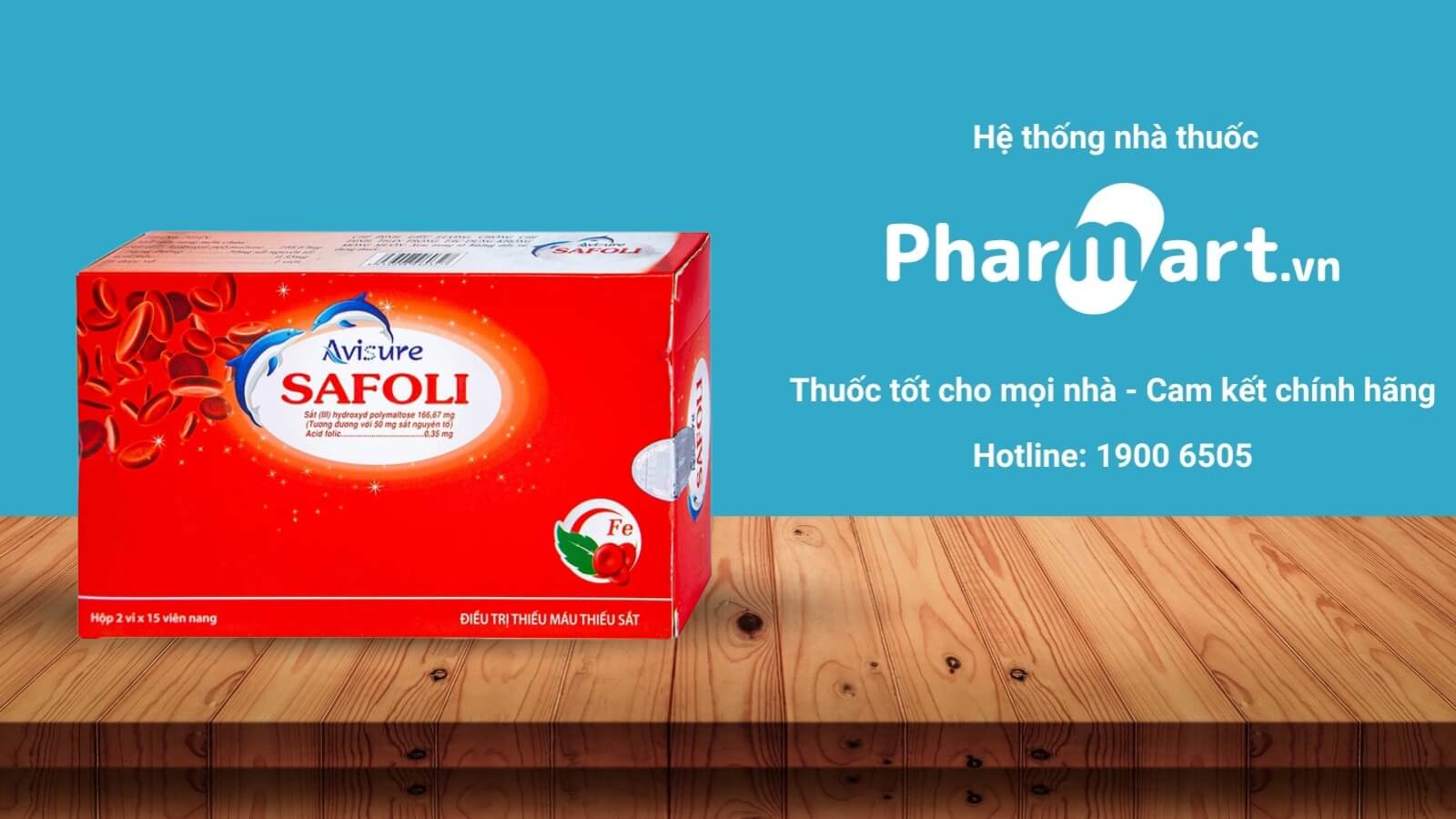 Avisure Safoli - Bổ sung sắt & acid folic cho bà bầu - Pharmart.vn