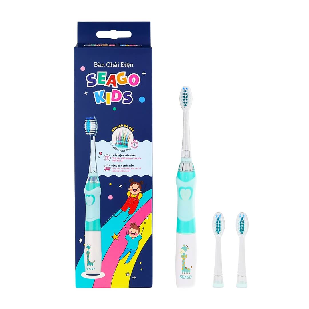 Bàn chải điện an toàn cho trẻ em Seago SG-977 - Pharmart.vn