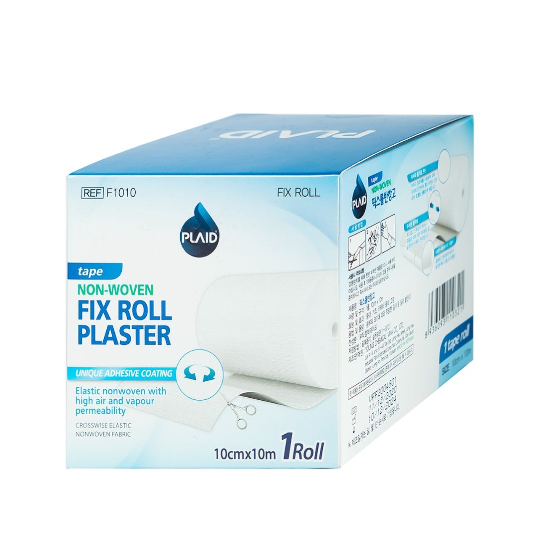 Băng keo cuộn co giãn Non-Woven Fix Roll Plaster 10 cm x 10m - Pharmart.vn