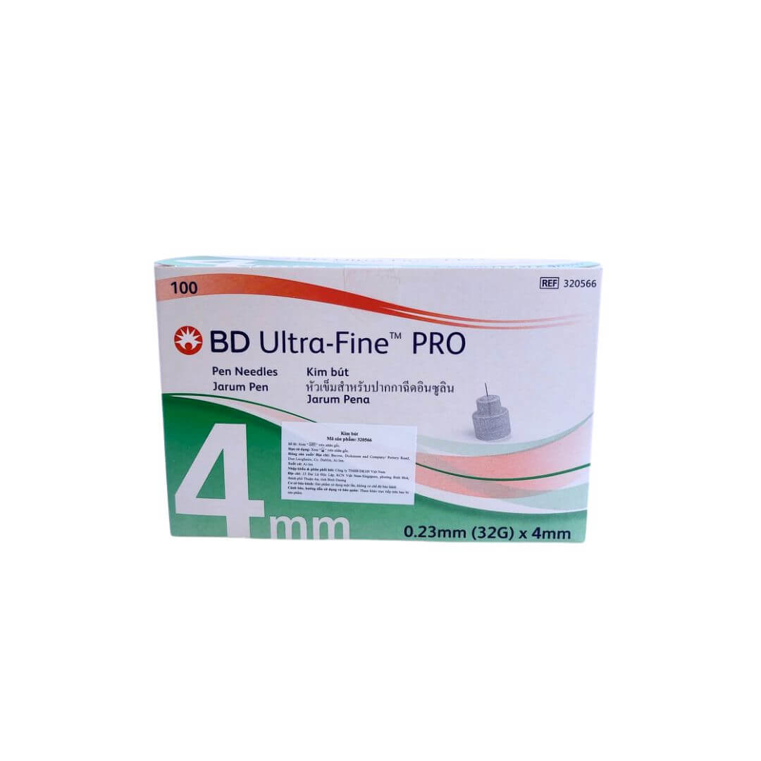 Đầu kim bút tiêm insulin BD Ultra-Fine Pro 32G (0.23mm x 4mm) - Pharmart.vn