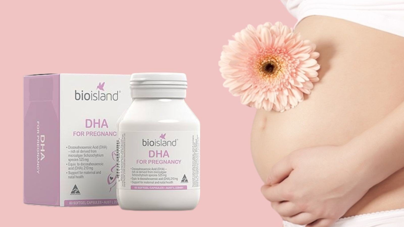 (Chính hãng) Bioisland DHA For Pregnancy - DHA (60 viên) cho bà bầu - Pharmart.vn