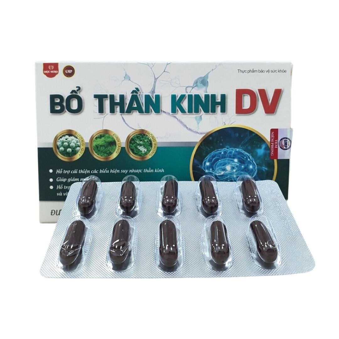 Bổ thần kinh DV - Hỗ trợ suy nhược thần kinh - Pharmart.vn