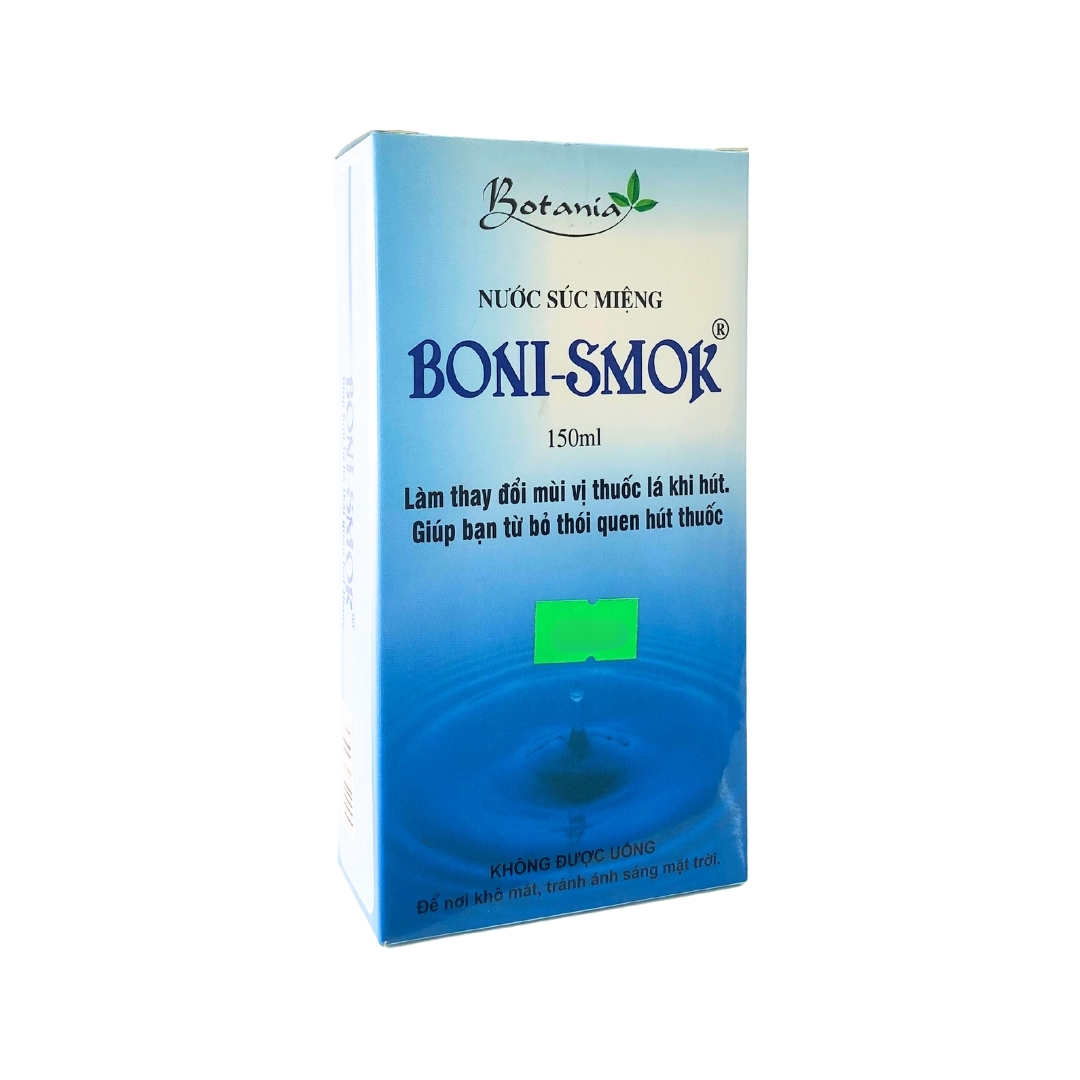 Boni Smok - Nước súc miệng làm giảm cơn thèm thuốc lá chai 150ml ...