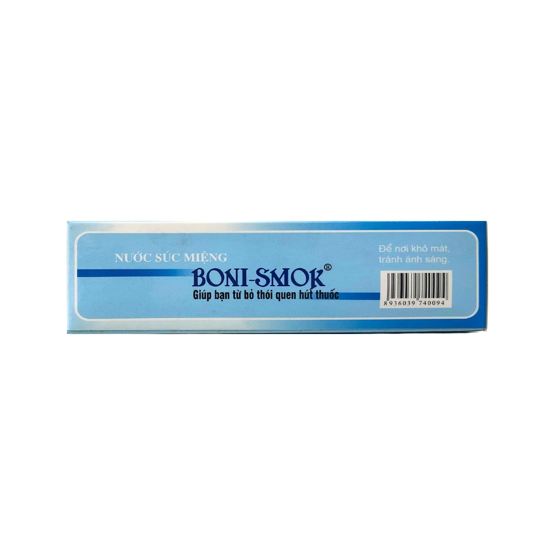 Boni Smok - Nước súc miệng làm giảm cơn thèm thuốc lá chai 150ml ...