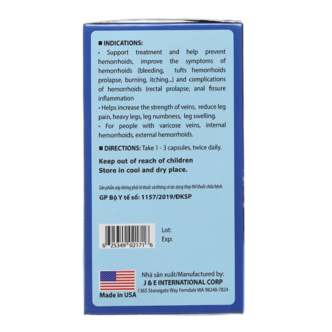 Boni Vein - Hỗ trợ suy giãn tĩnh mạch - Pharmart.vn