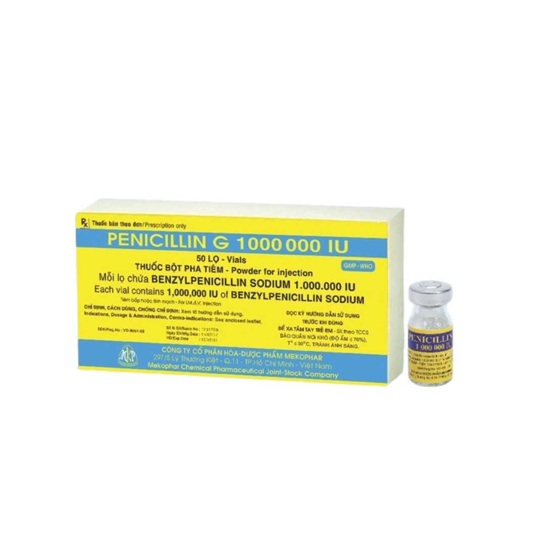 Bột pha tiêm Penicillin G 1000000 IU - Pharmart.vn