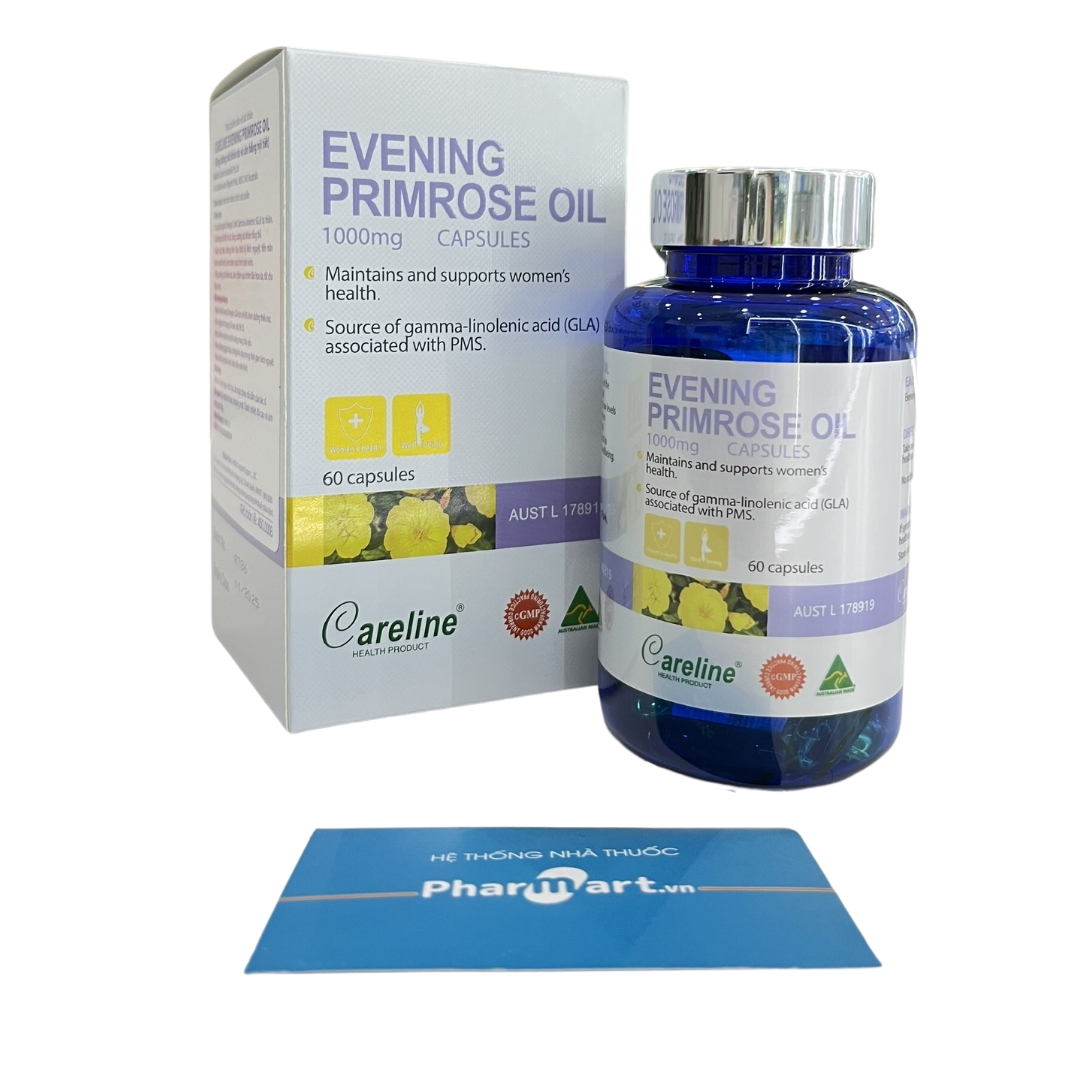 Careline Evening Primrose Oil (60 viên) - Cân Bằng Nội Tiết Giúp Da ...