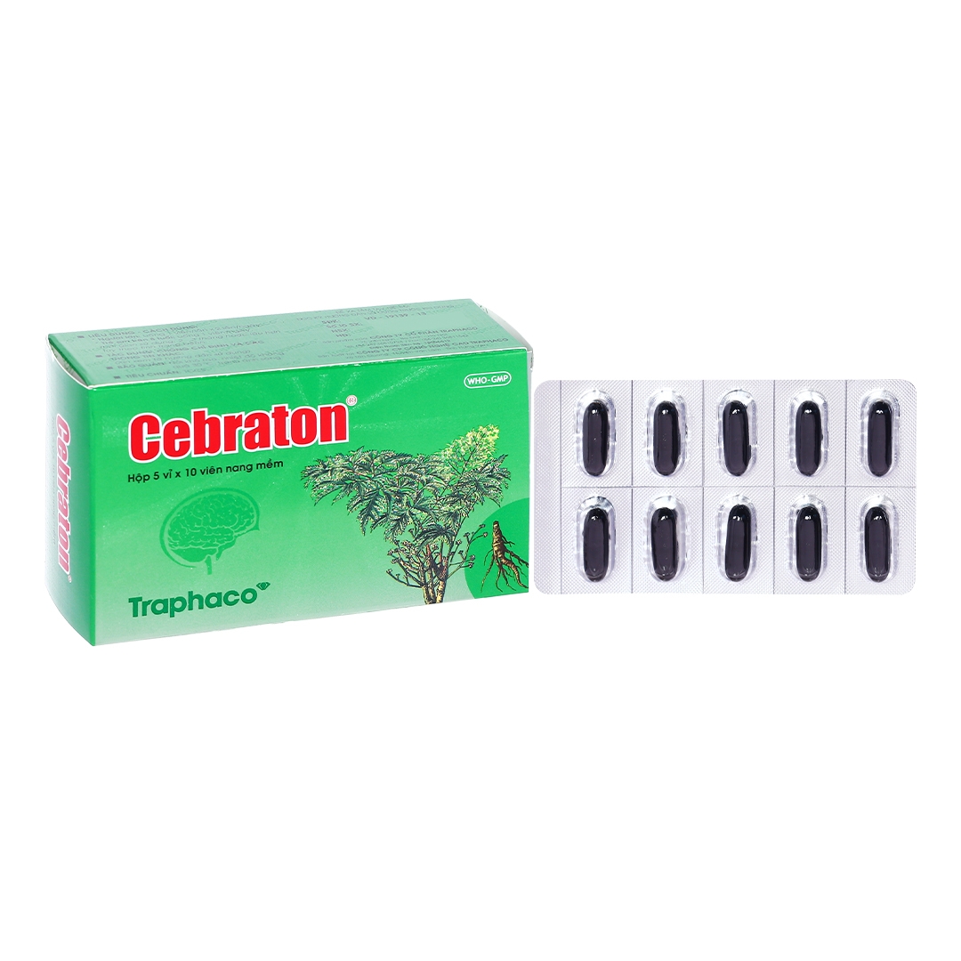 Cebraton - Hỗ trợ trí nhớ và tuần hoàn não - Pharmart.vn