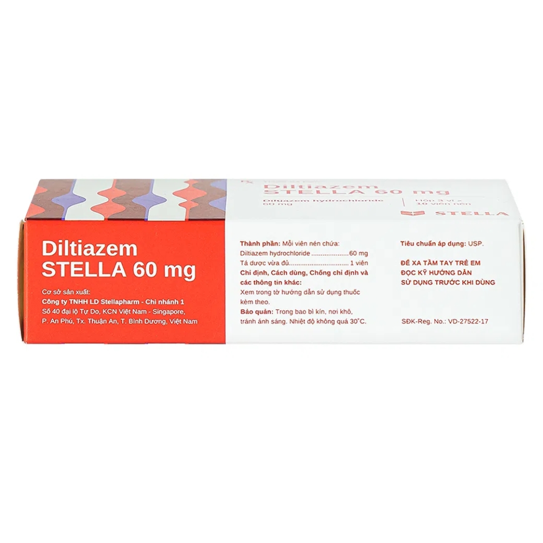 Diltiazem Stada 60 mg điều trị bệnh lý tim mạch - Pharmart.vn