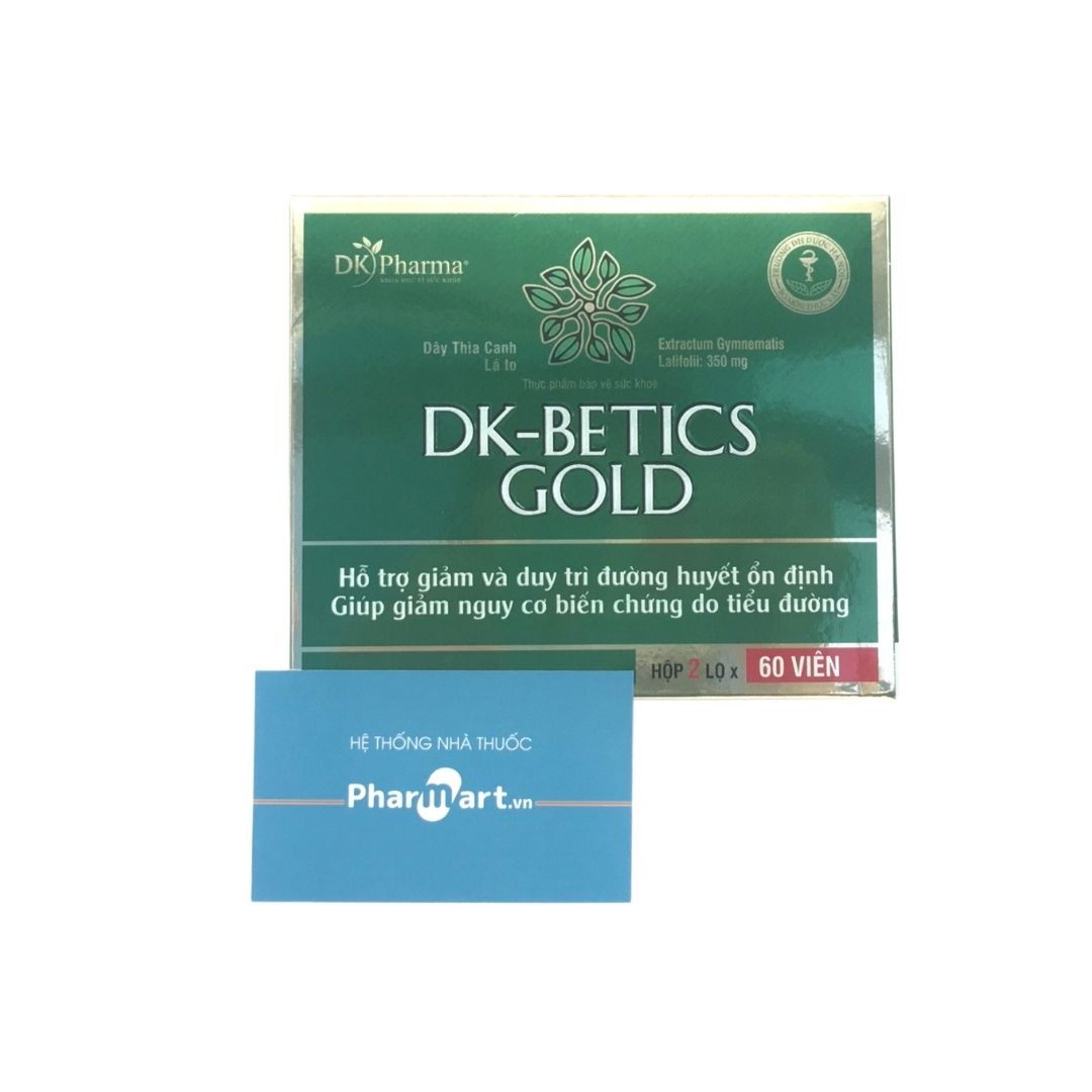 DK Betics Gold - 100% dây thìa canh lá to, hạ đường huyết - Pharmart.vn