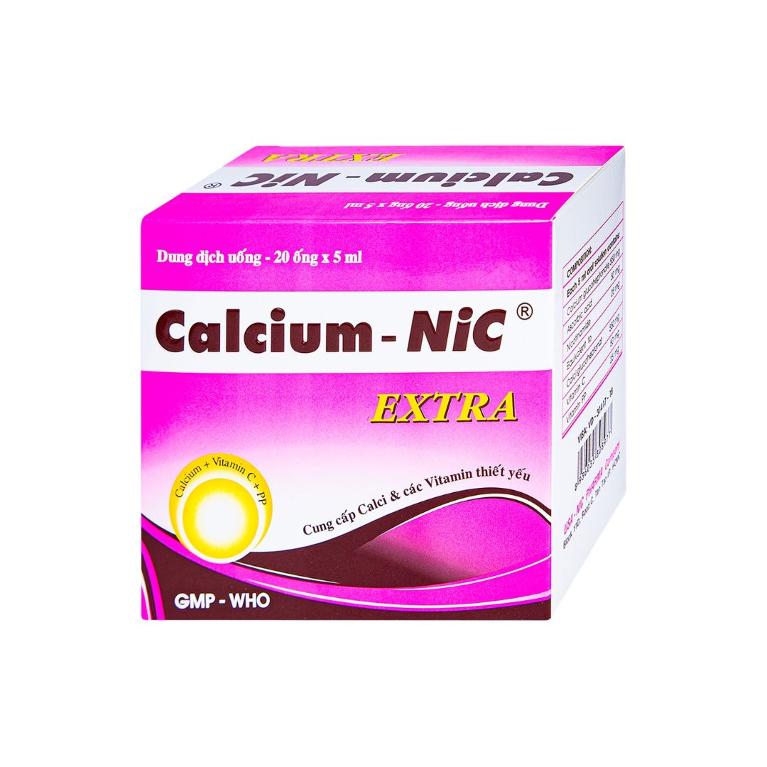 Dung dịch Calcium-Nic Bổ sung calci - Pharmart.vn