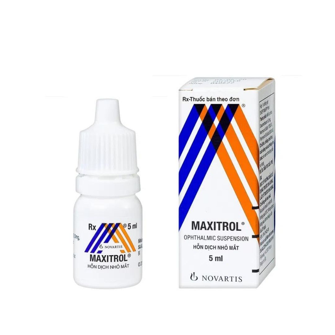 Dung dịch nhỏ mắt Maxitrol Điều trị viêm mắt - Pharmart.vn