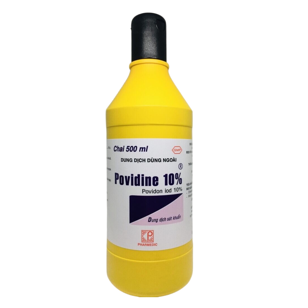 Dung dịch sát khuẩn Povidin 10% 500ml - Pharmart.vn