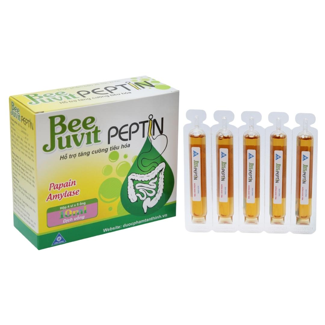 Dung dịch uống Beejuvit Peptin hỗ trợ tăng cường tiêu hóa hộp 20 ống ...