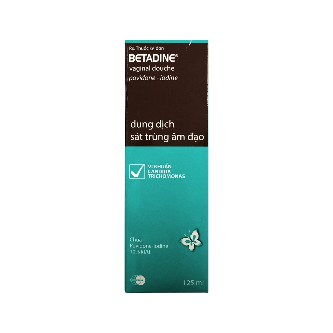Thuốc dung dịch Betadine (125ml) - Sát trùng âm đạo - Pharmart.vn