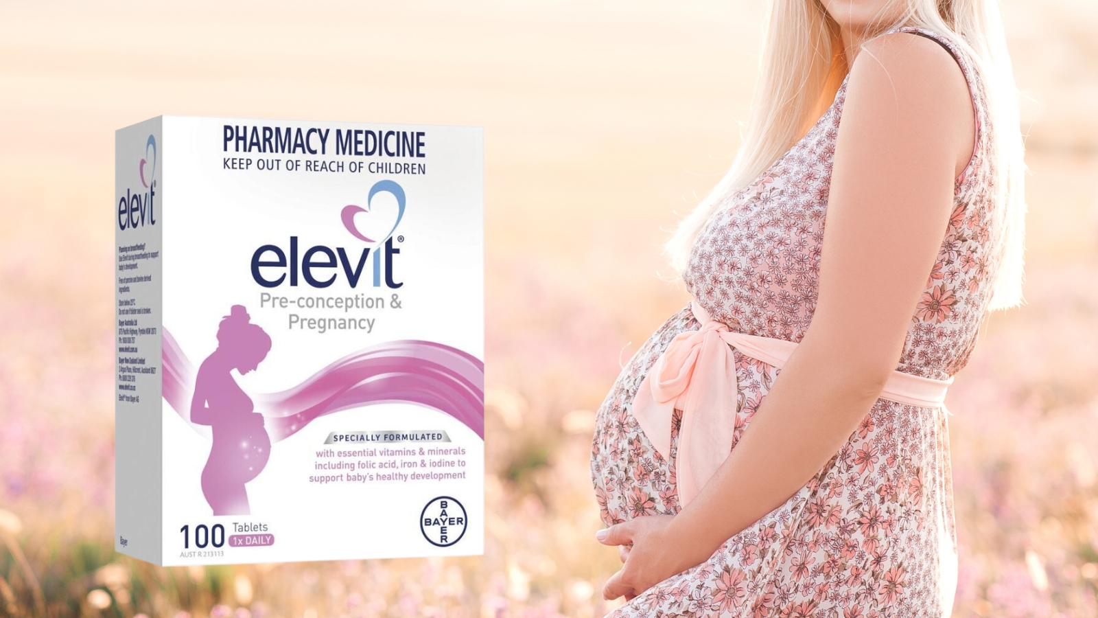 Elevit (100 viên) - Bổ sung vitamin cho phụ nữ mang thai - Pharmart.vn