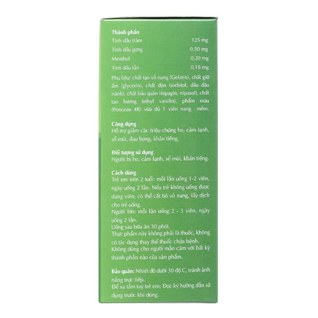 Esoca Plus Iso giúp giảm ho, ngừa cảm lạnh - Pharmart.vn