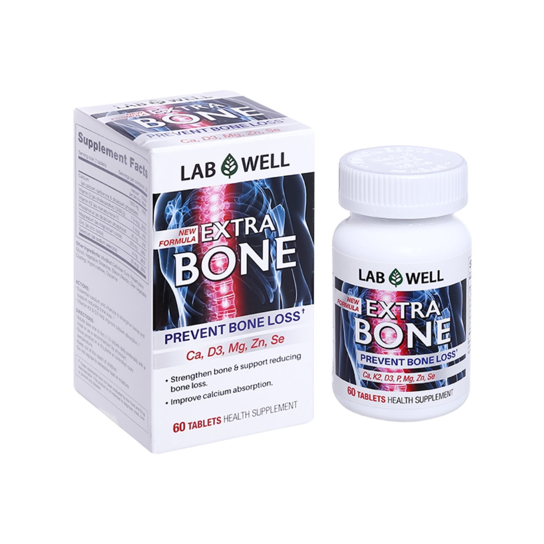 Extra Bone - Bổ sung canxi và vitamin, hỗ trợ loãng xương - Pharmart.vn