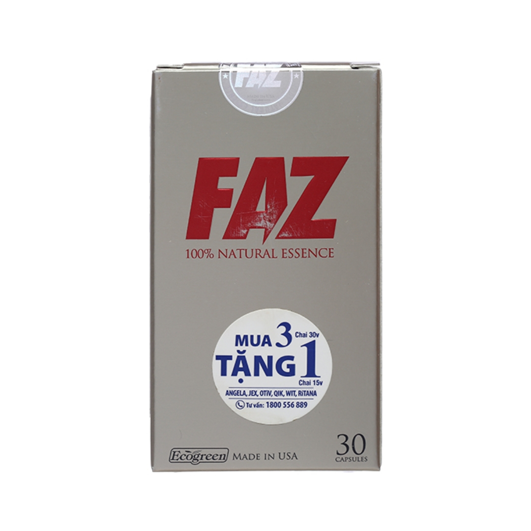 FAZ - Hỗ trợ tim mạch, cải thiện mỡ máu - Pharmart.vn