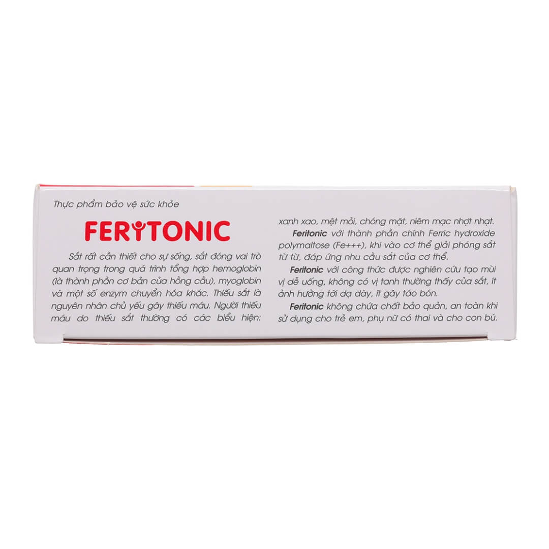 Feritonic - Giảm nguy cơ thiếu máu - Pharmart.vn