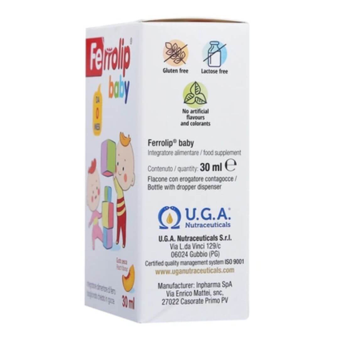 Ferrolip Baby - Hỗ trợ tình trạng thiếu máu cho cơ thể - Pharmart.vn