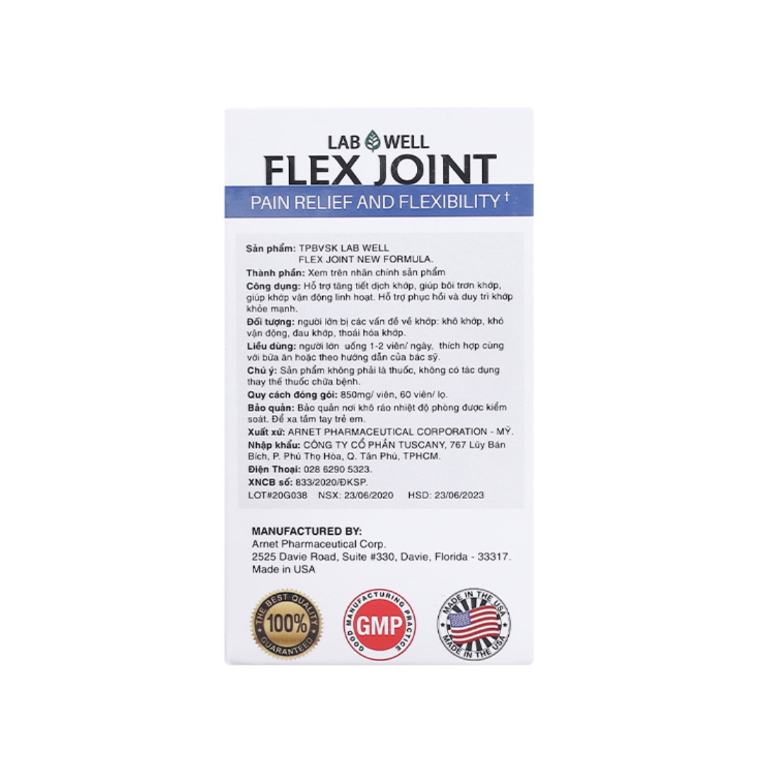 Flex Joint - Hỗ trợ giảm thoái hoá khớp, khô khớp - Pharmart.vn