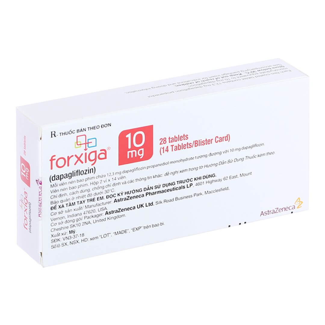 Forxiga 10mg - Điều trị đái tháo đường tuýp 2 - Pharmart.vn