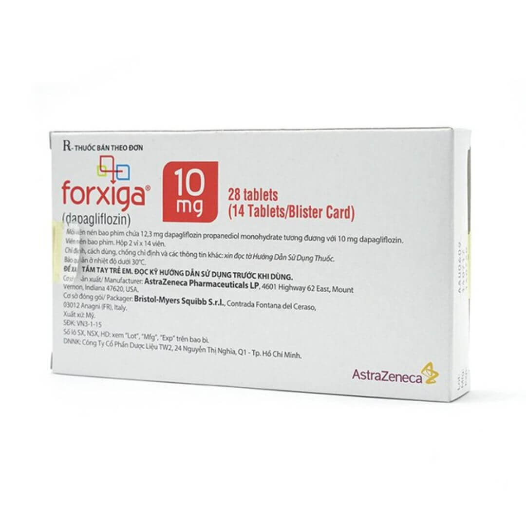 Forxiga 10mg - Điều trị đái tháo đường tuýp 2 - Pharmart.vn