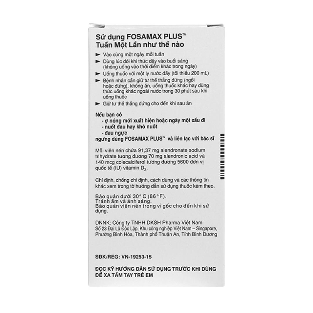 Fosamax plus - Điều trị loãng xương - Pharmart.vn