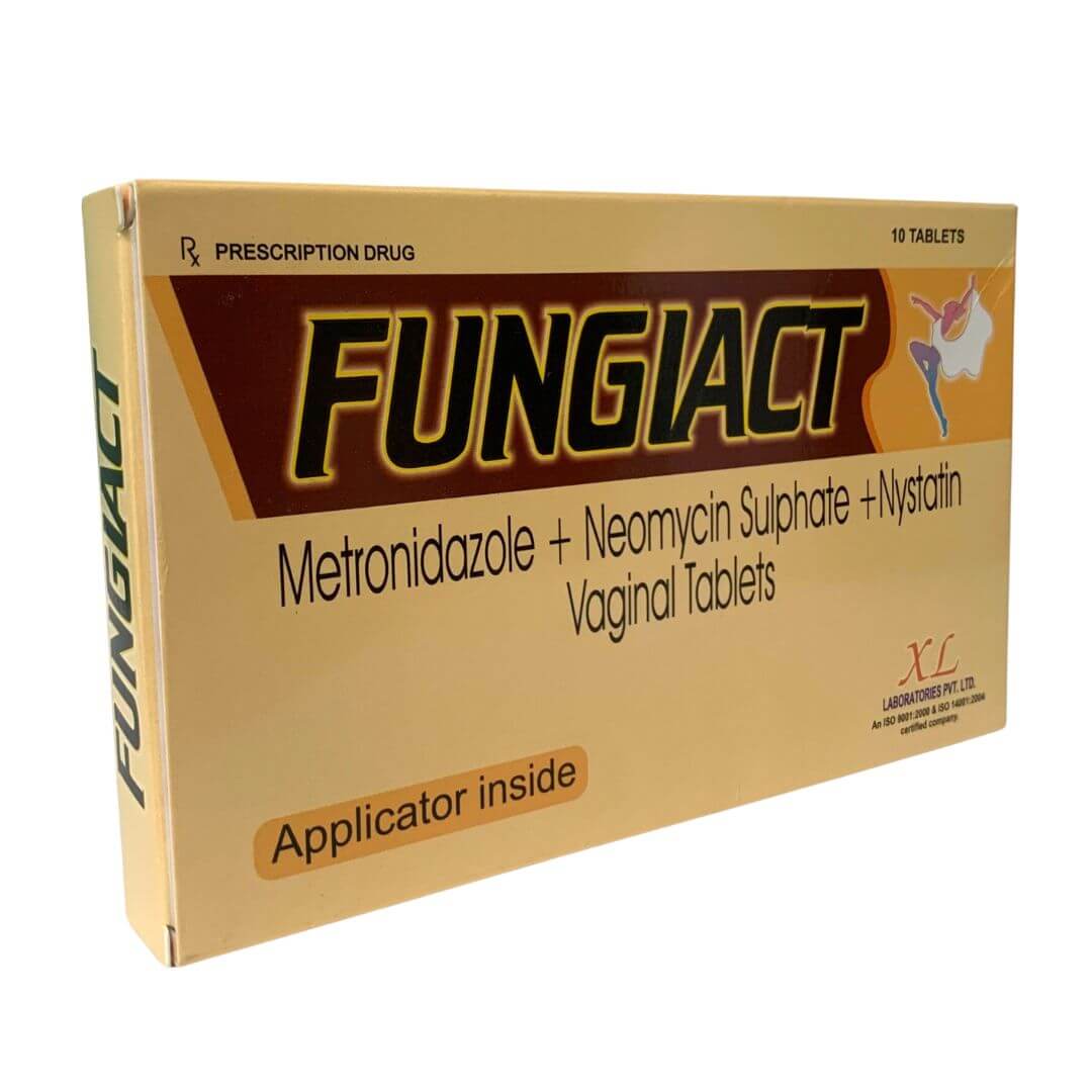 Fungiact đặt phụ khoa hộp 10 viên đặt XL Ấn Độ - Pharmart.vn