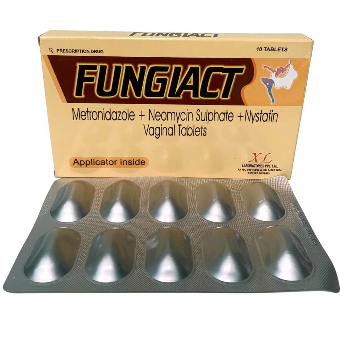 Fungiact đặt phụ khoa hộp 10 viên đặt XL Ấn Độ - Pharmart.vn