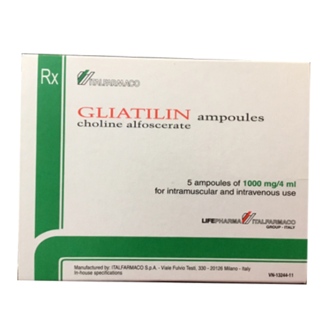 Gliatilin 1000mg/4ml - Phục hồi sau đột quỵ - Pharmart.vn