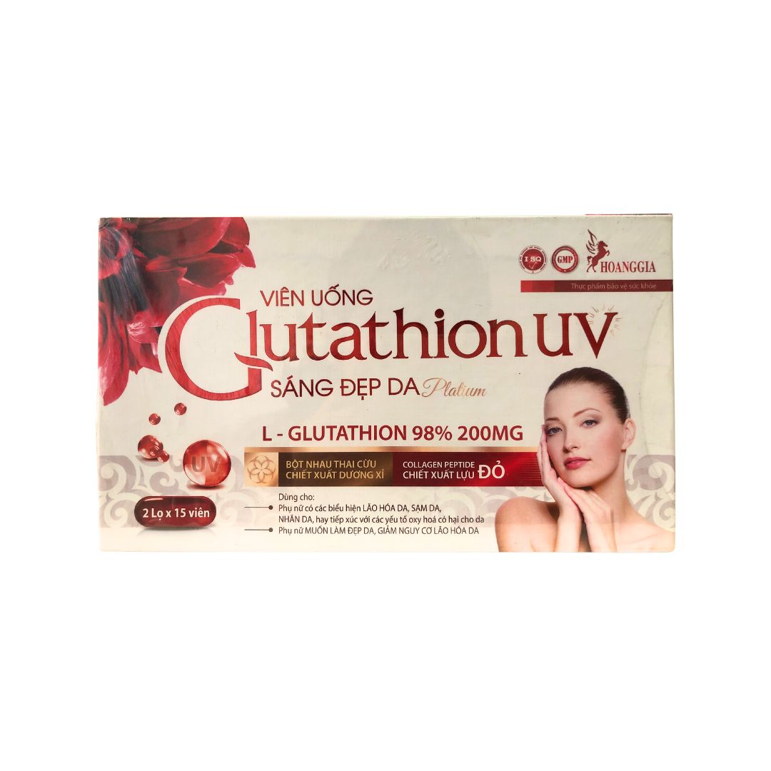 Glutathion UV - Giúp da sáng đẹp, giảm lão hóa da - Pharmart.vn