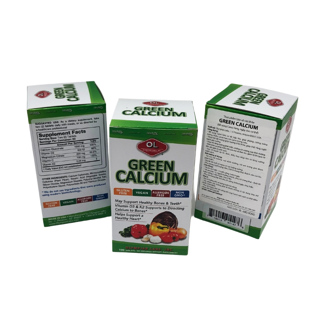 Green Calcium - Bổ sung Canxi hàng ngày cho cơ thể | Pharmart.vn
