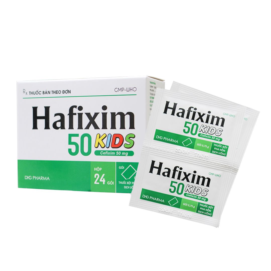 Thuốc Hafixim 50 Kids - Điều trị nhiễm khuẩn - Pharmart.vn