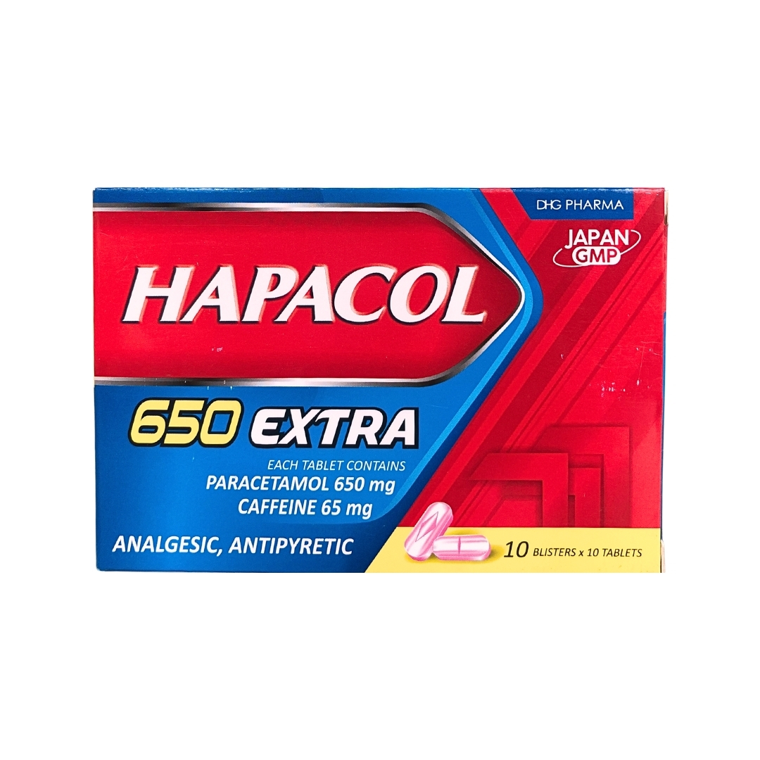 Thuốc Hapacol 650 Extra (650mg) - Giảm đau hạ sốt - Pharmart.vn