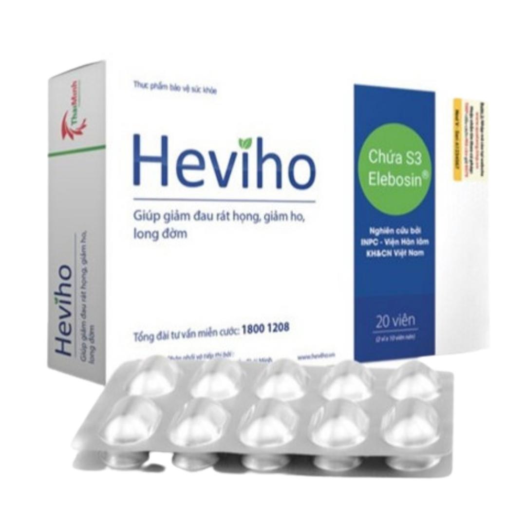 Heviho - Hỗ trợ giảm đau rát họng, giảm ho, long đờm - Pharmart.vn